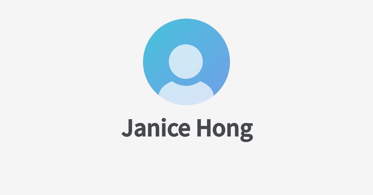 Janice Hong's Wantedly Profile