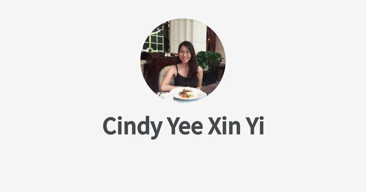 Cindy Yee Xin Yi's Wantedly Profile