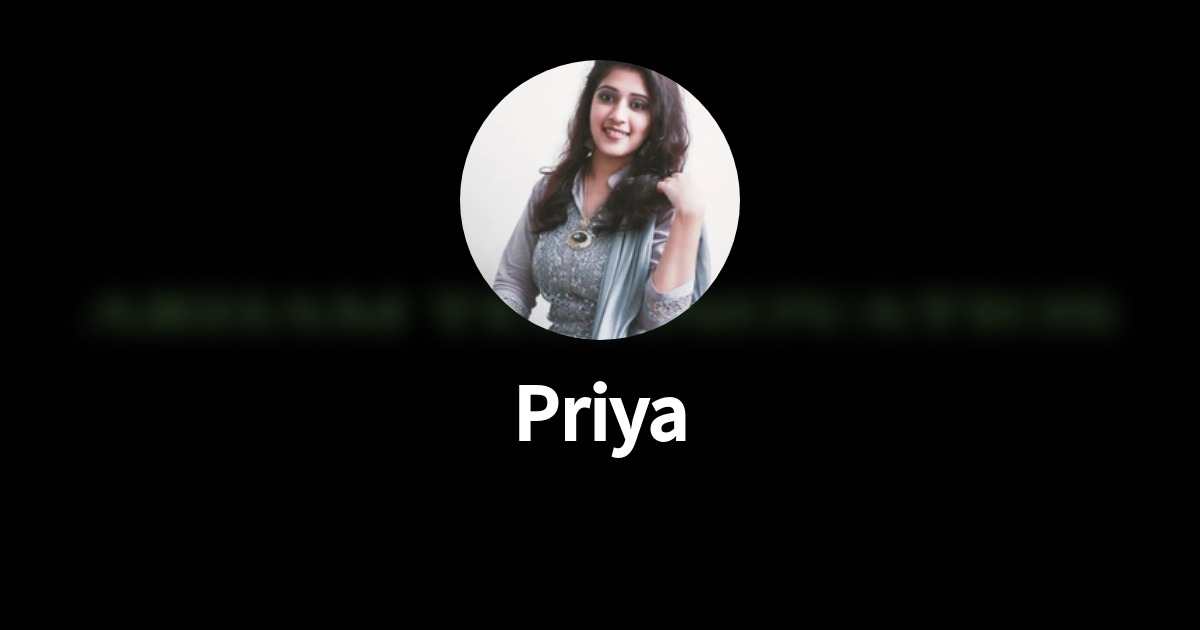 Priya's Wantedly Profile