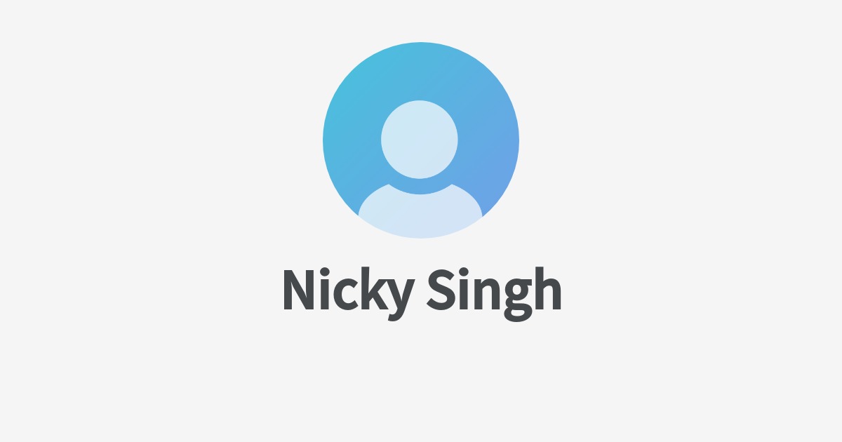 Nicky Singh's Wantedly Profile