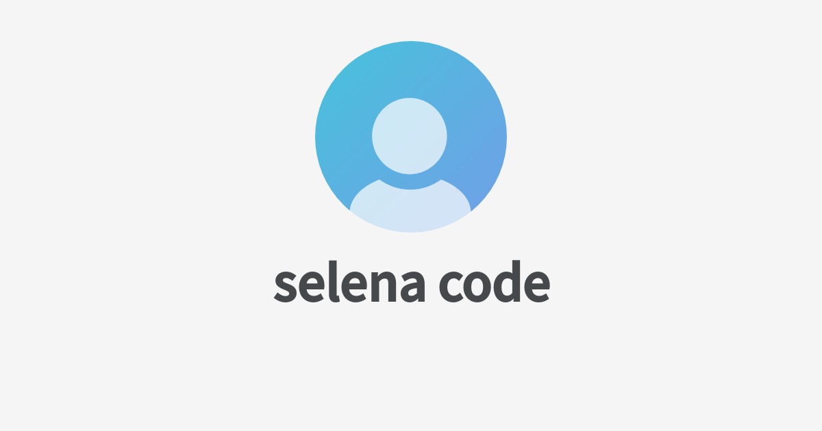 selena code's Wantedly Profile