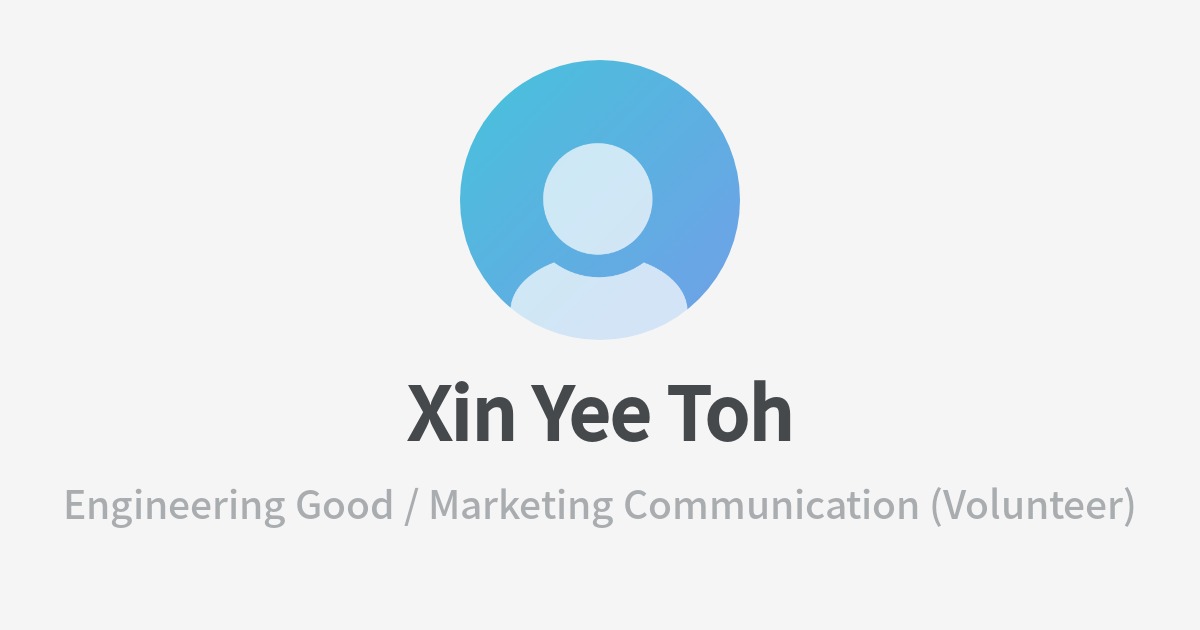 Xin Yee Toh's Wantedly Profile