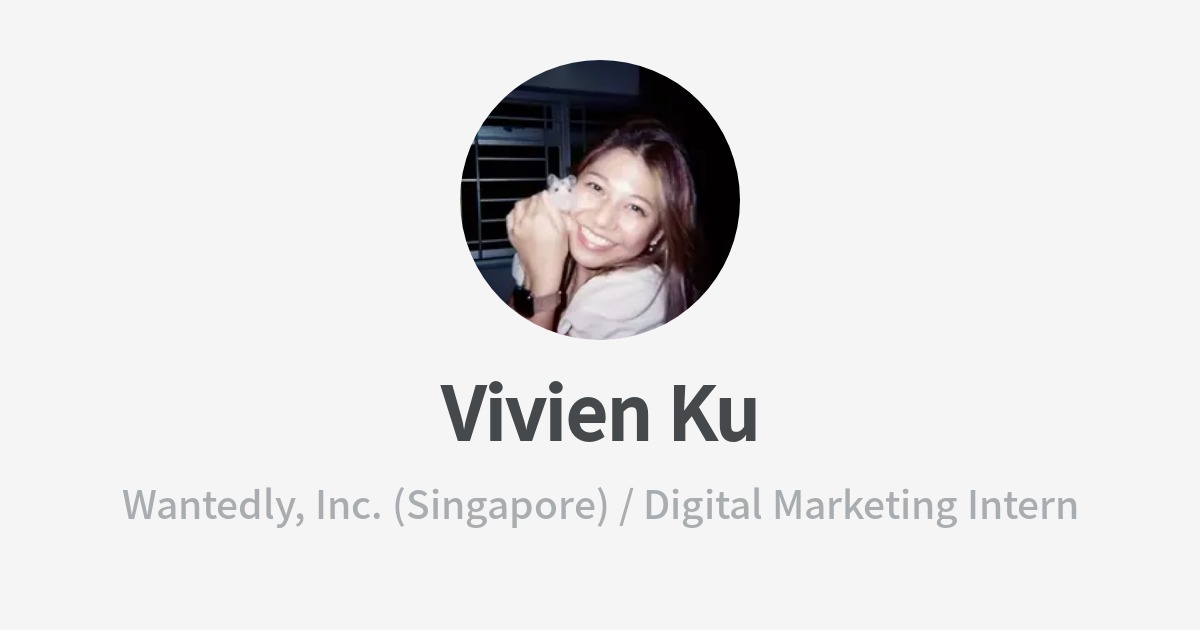 Vivien Ku's Wantedly Profile