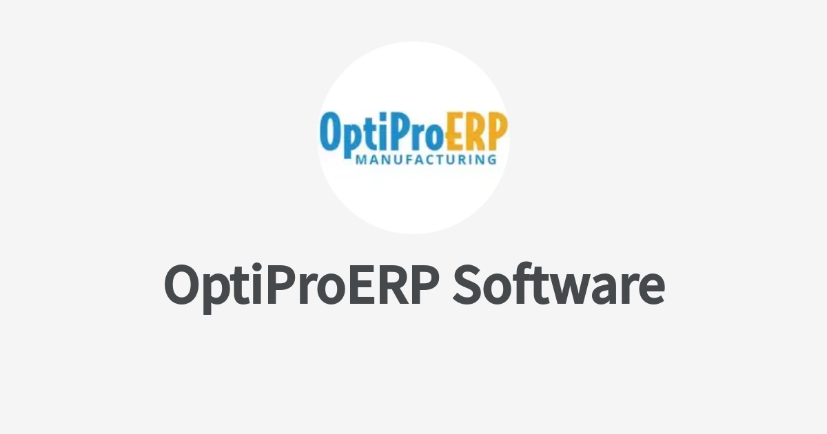 OptiProERP Software's Wantedly Profile