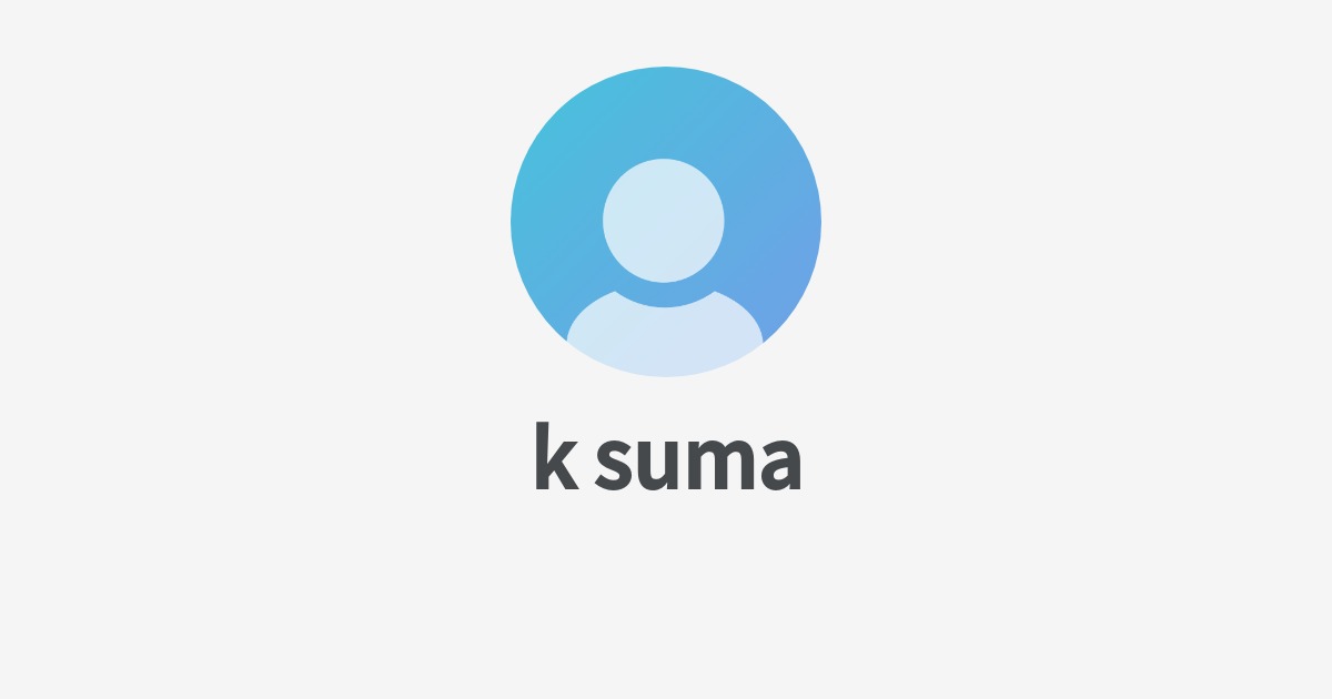 k suma's Wantedly Profile