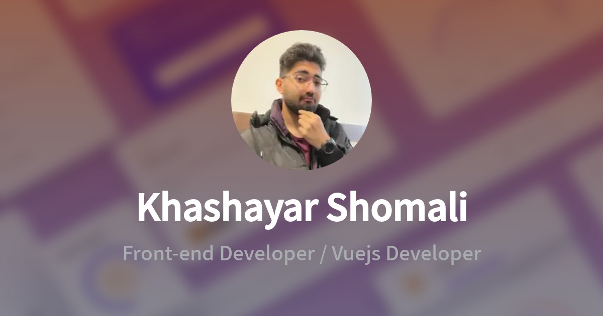 Khashayar Shomali's Wantedly Profile