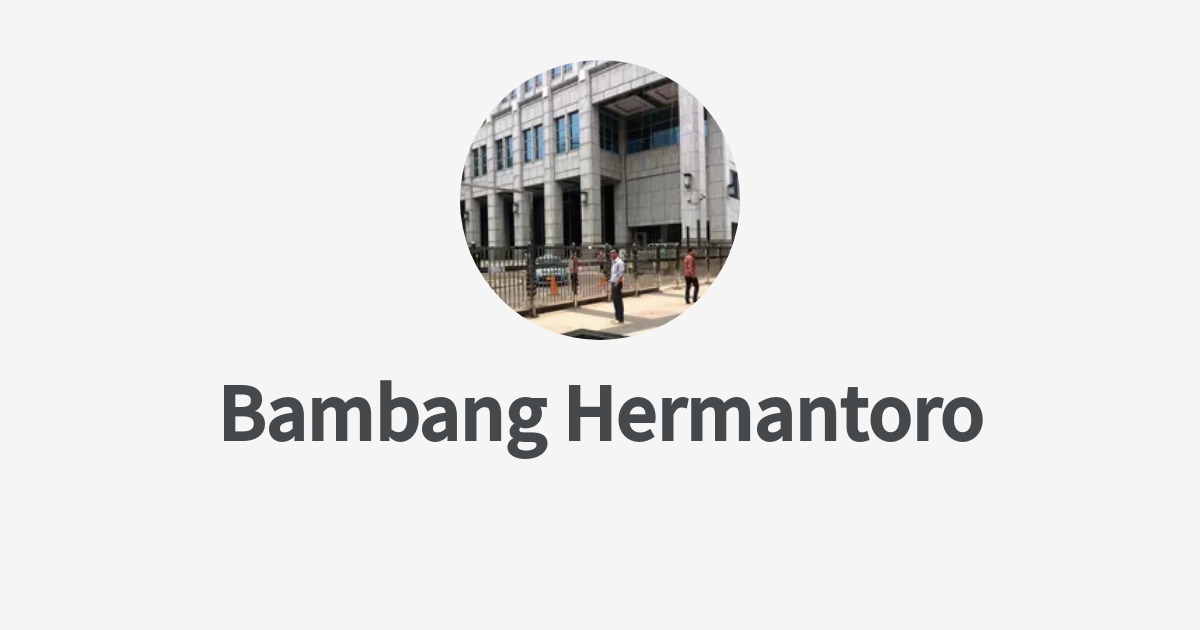 Bambang Hermantoro's Wantedly Profile