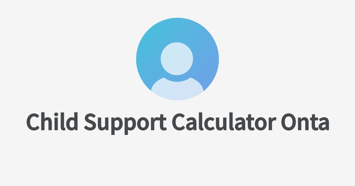 Child Support Calculator Ontario's Wantedly Profile