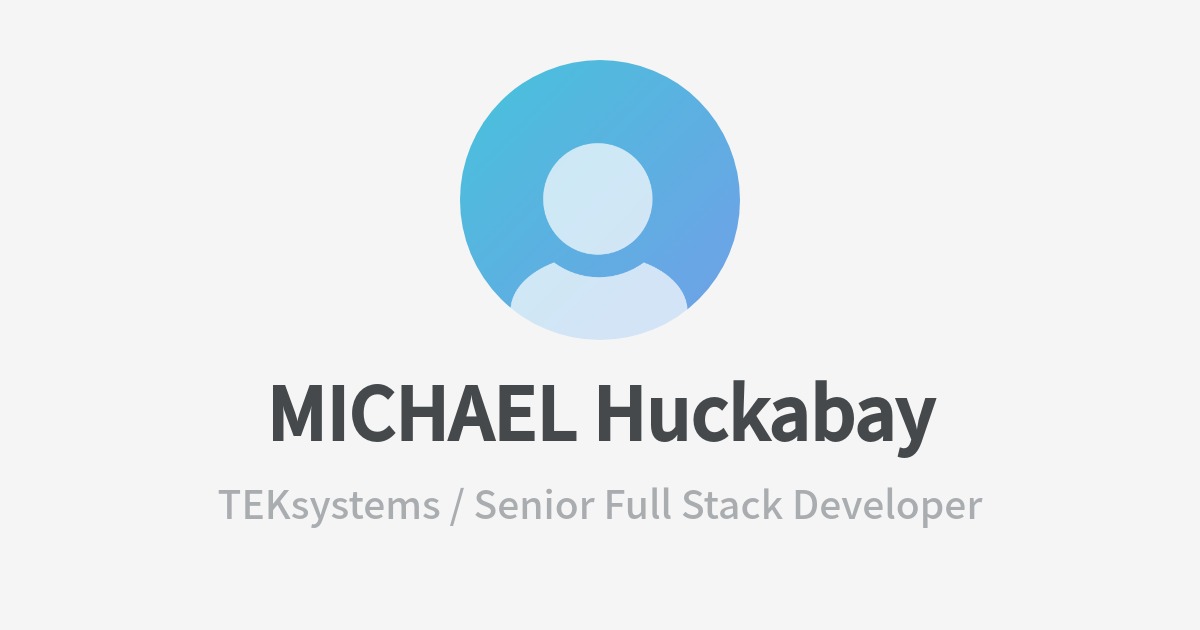 MICHAEL Huckabay's Wantedly Profile