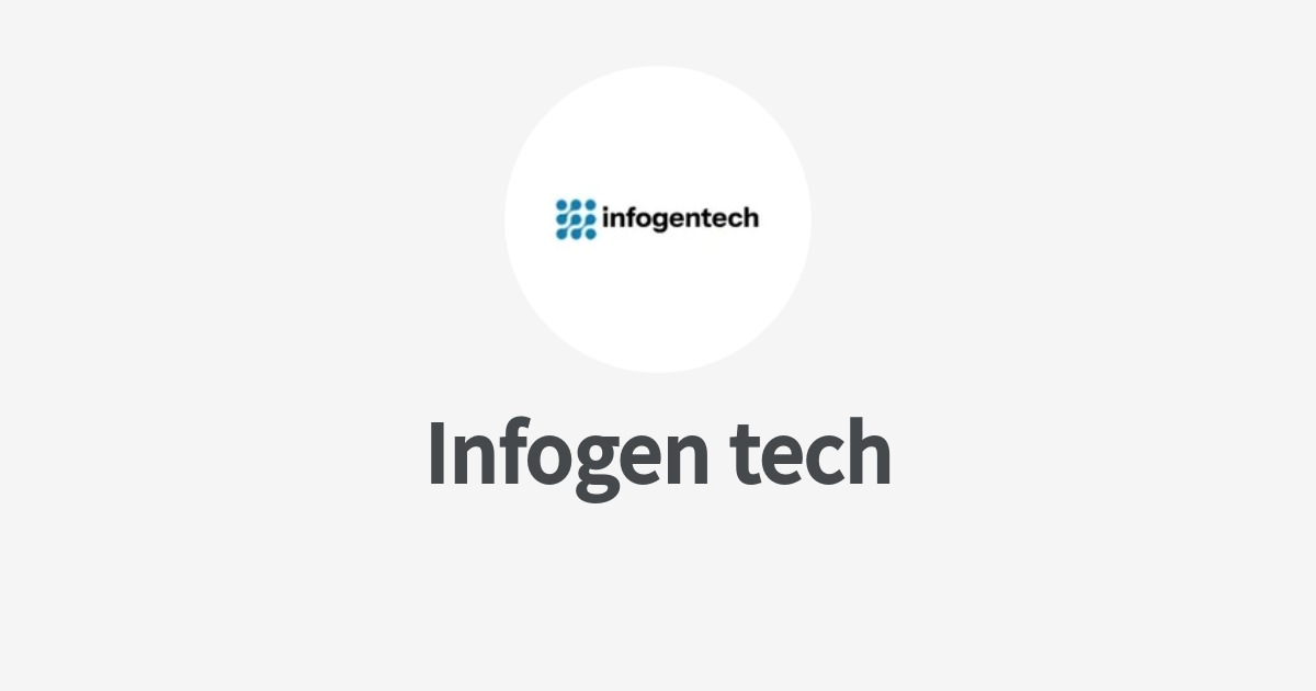 Infogen tech's Wantedly Profile